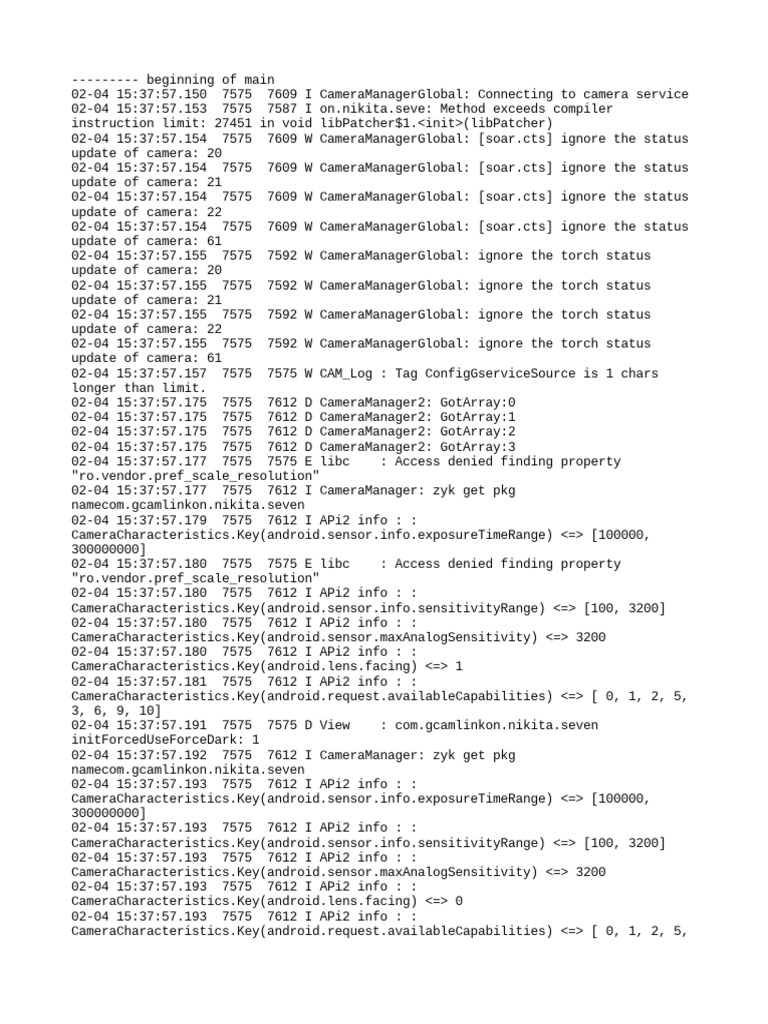 Log Cat 1675499877104 | PDF | Software | Digital Technology