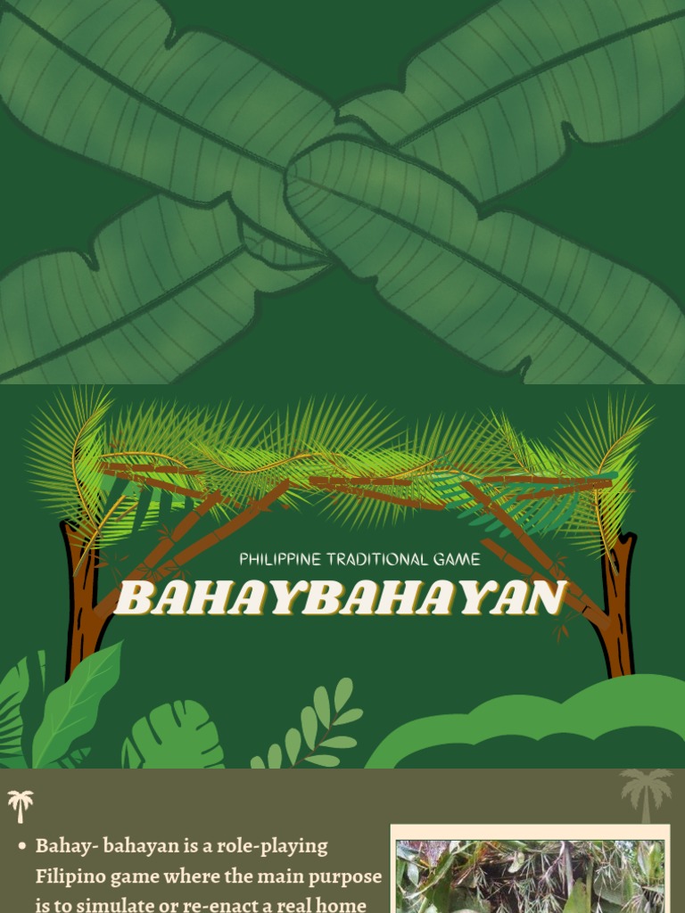 Philippine Traditional Game: Bahay-Bahayan | PDF | Art