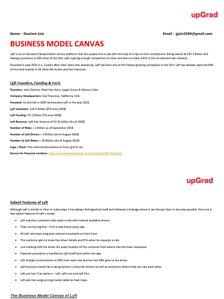 BMC & VPC Lyft GJ | PDF | Lyft | Mobile App