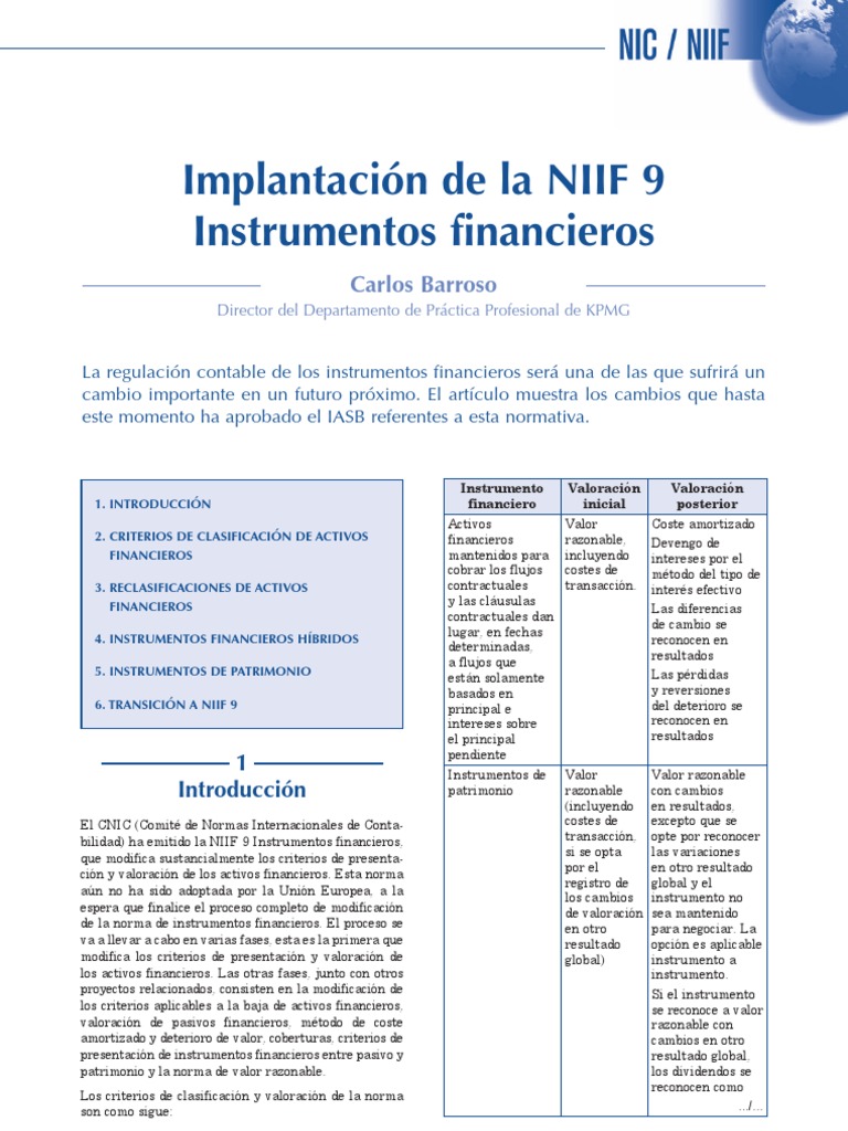Implantacion-NIIF-9-Instrumentos-financieros | Normas Internacionales ...