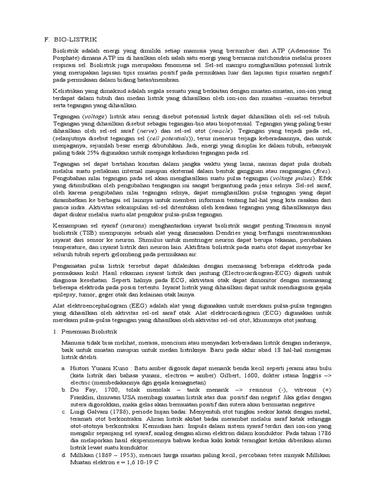 Bio-Listrik Dalam Keperawatan | PDF