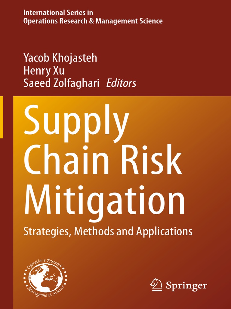 Khojasteh Y. Supply Chain Risk Mitigation. Strategies,..App 2022 | PDF