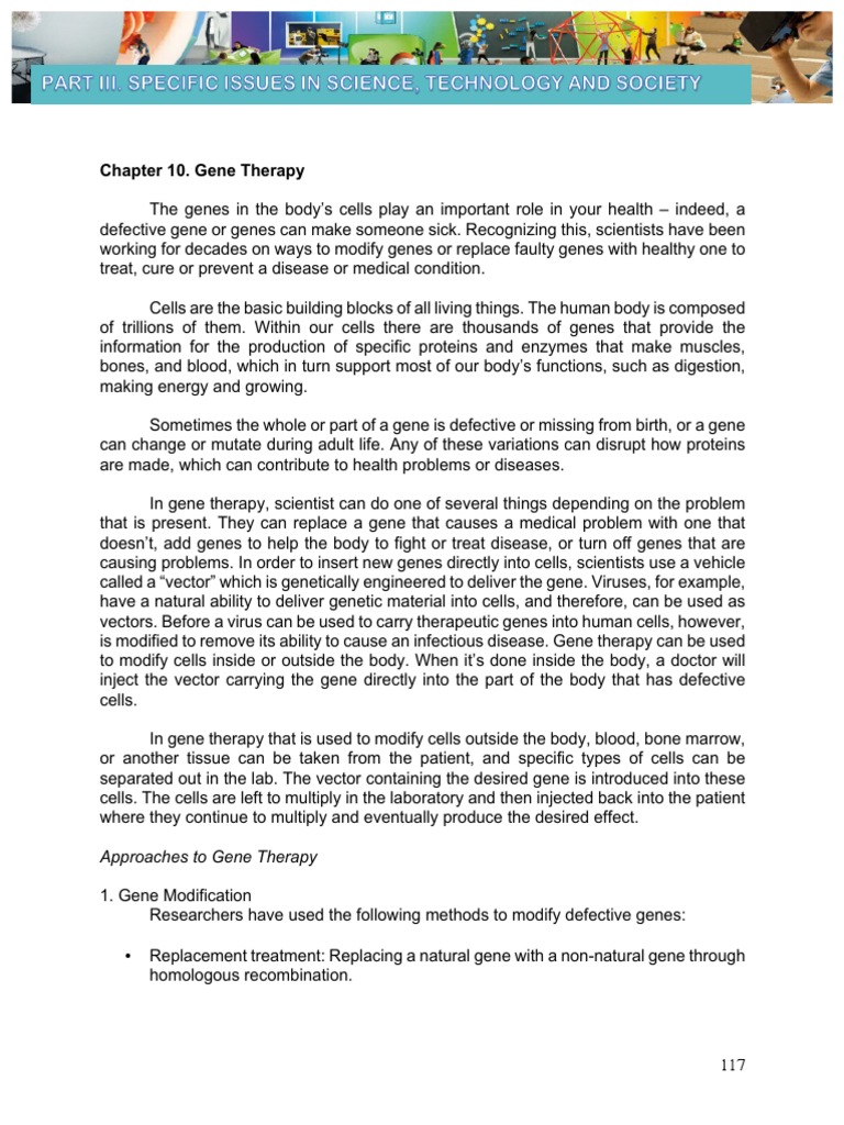 Chapter-10 STS | PDF | Gene Therapy | Gene