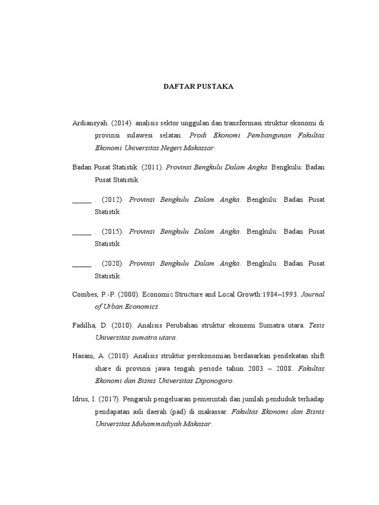 Daftar Pustaka | PDF
