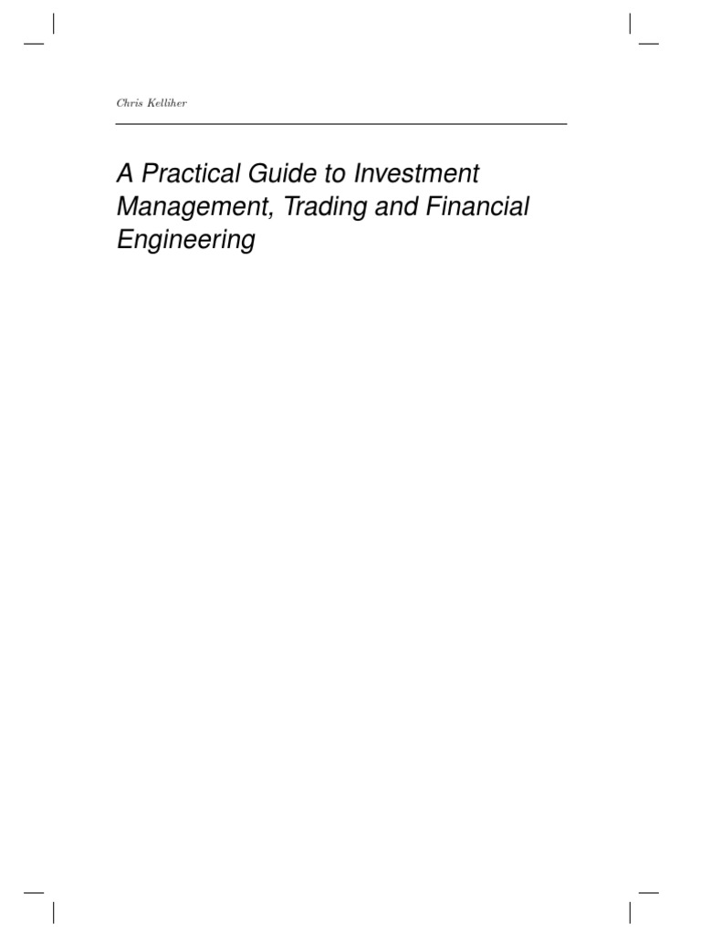 Quantitative Finance With Python Code | PDF | Probability Density ... Quantitative Finance With Python Code | PDF | Probability Density ...