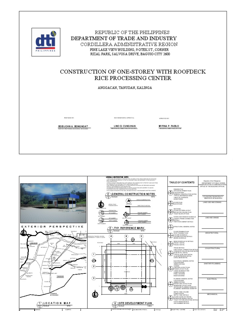 Heirloom Rice Processing Plan of Gaang (Gatud) and Anggacan9ti0 | PDF ...