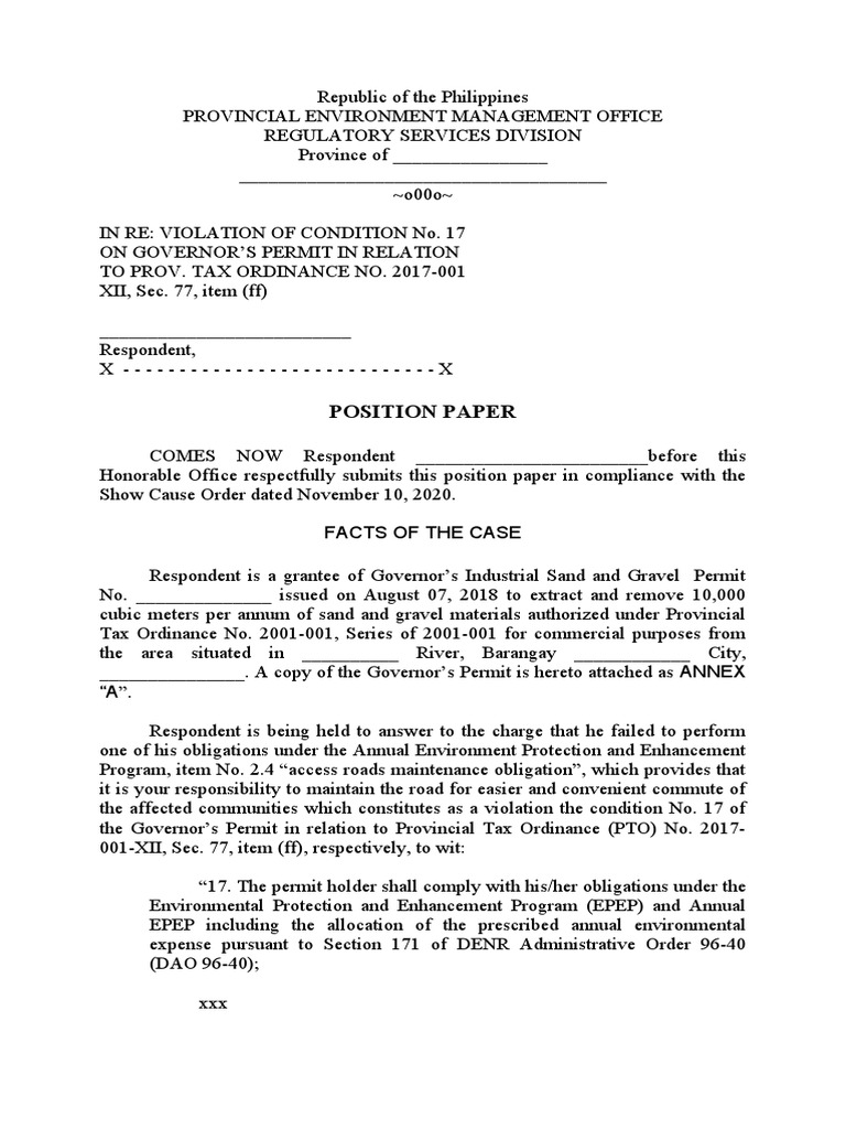 PEMO Position Paper | PDF | Government | Justice