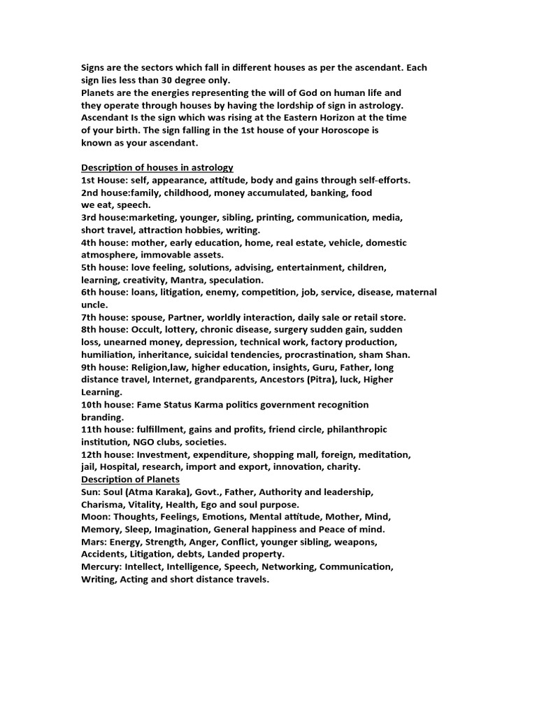 KP Astrology - The Hidden Rule by Rahul Kaushik | PDF | Planets In ...