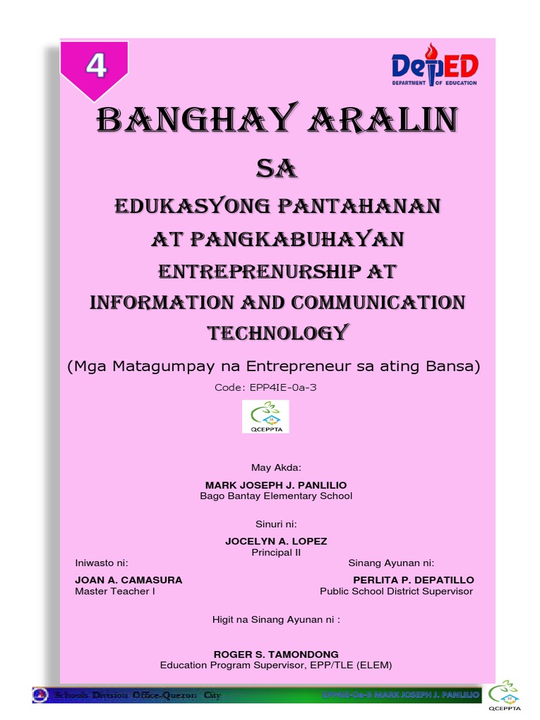 ICT - ENTRE4 W2a | PDF