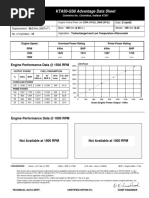 Cummins KTA19 Marine Engine Data Sheet | PDF | Electric Generator ...