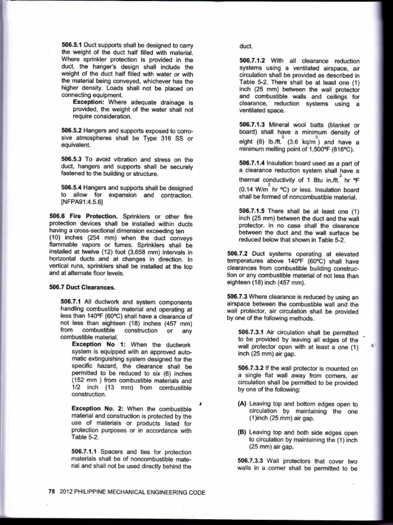 IMG - 0080 PSME Code 2012 79 | PDF | Duct (Flow) | Building Insulation