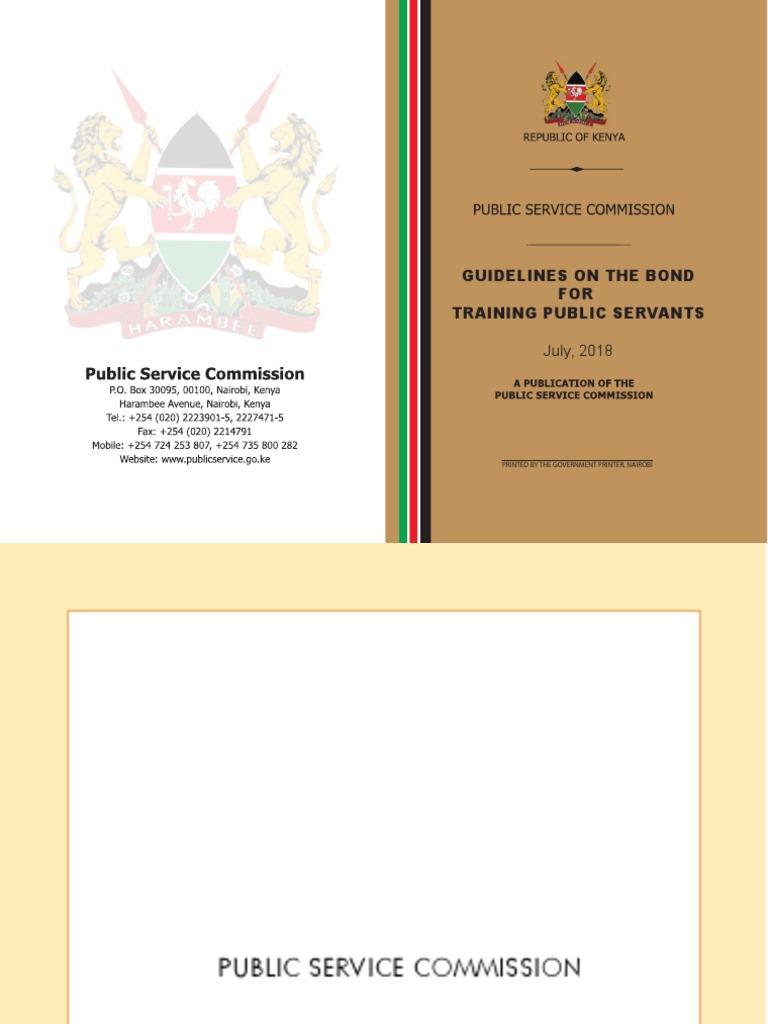 Training Bond Guidelines for Public Servants | PDF | Surety | Human ...