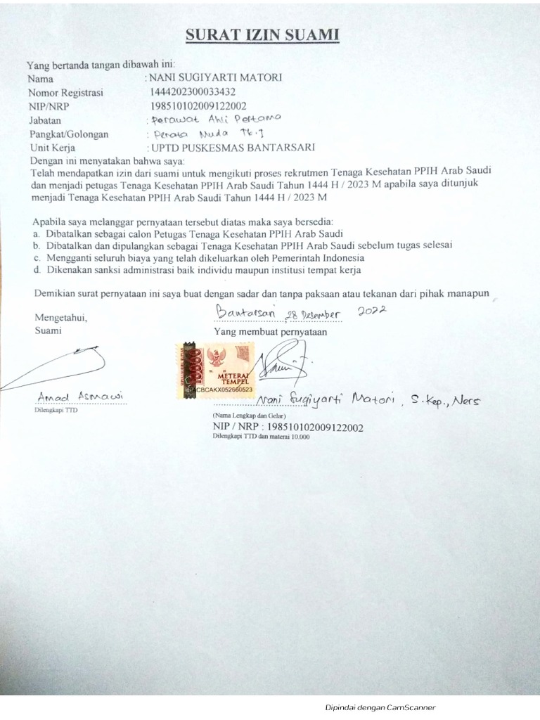 Surat Izin Suami Pdf