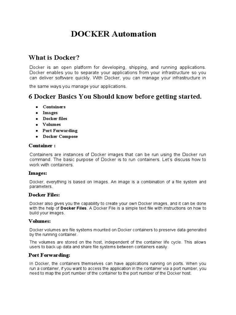 Docker Fundamentals Pdf Computer File File System