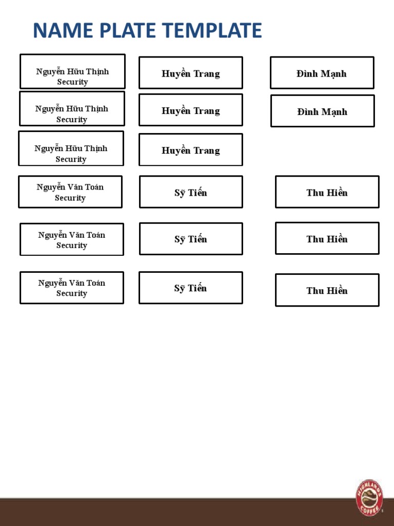 Name Plate Format HPC Land Mark | PDF