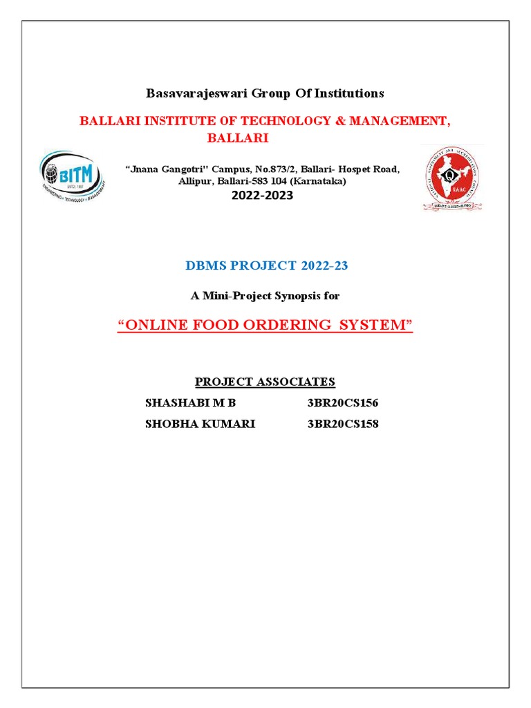 Food Report | PDF | Databases | Php