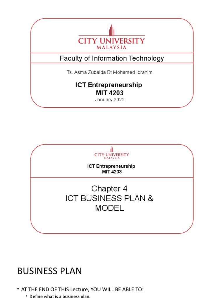 Chapter 4 - Business PLan | PDF | Business Plan | Entrepreneurship