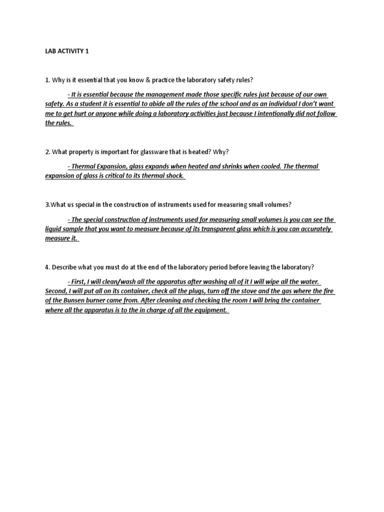 Lab Acitivity 1 | PDF | Home & Garden | Technology & Engineering