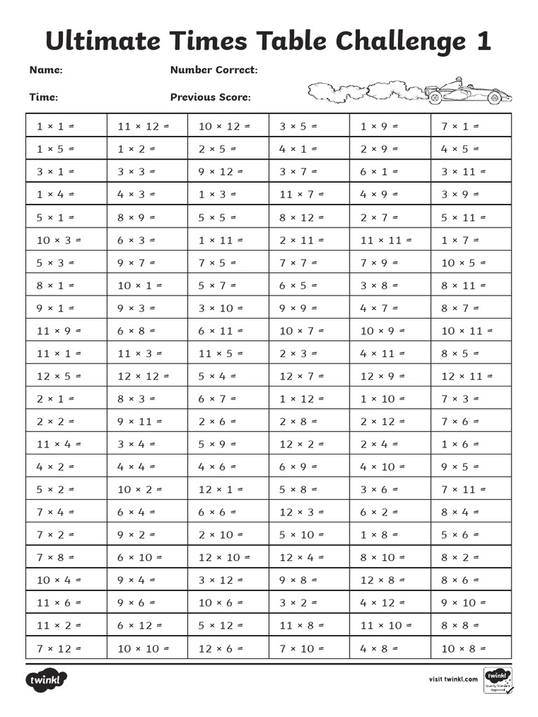 ks2 Ultimate Times Table Activity Pack - Ver - 1 | PDF