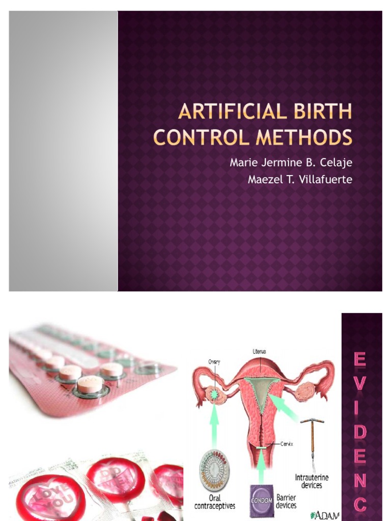 Artificial Birth Control Methods | PDF | Birth Control | Sexual Intercourse