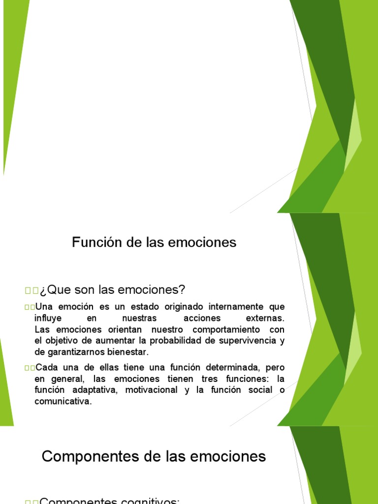 Equipo Derecho Funcion De Las Emociones Pdf Las Emociones