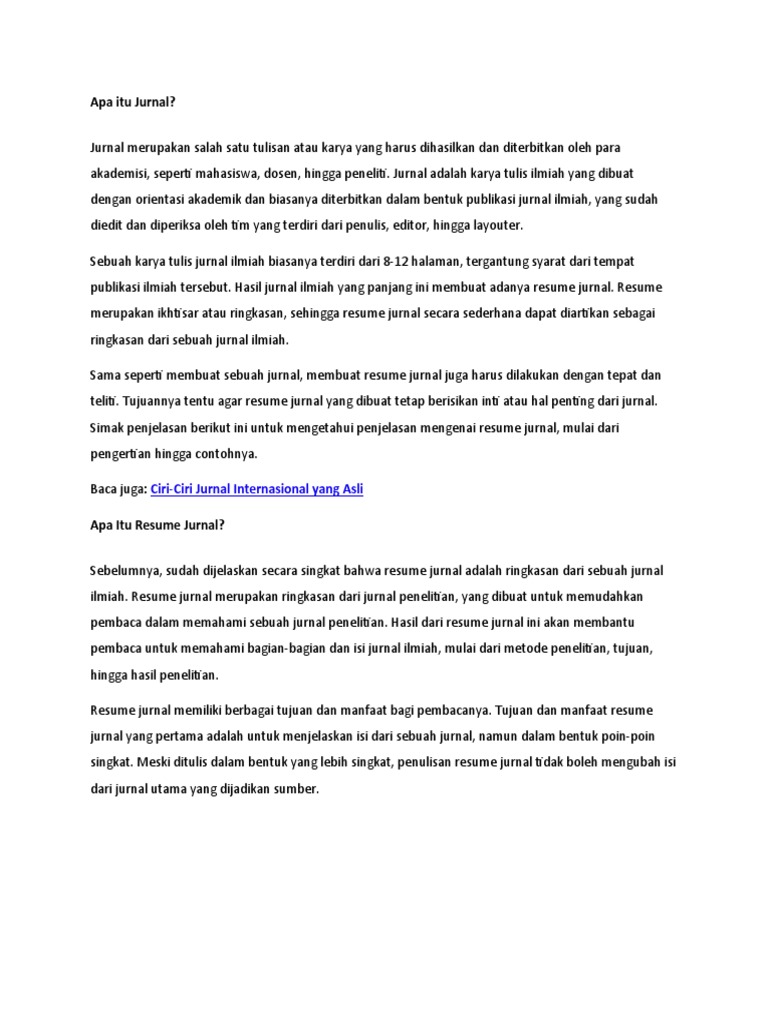 Apa Itu Jurnal Pdf