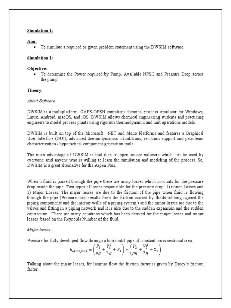 PD Assi 2 | PDF | Pump | Fluid Dynamics