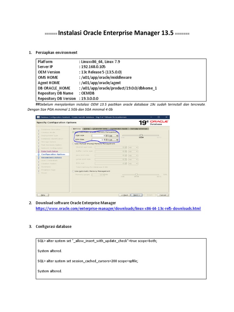 Install Oracle Enterprise Manager 13.5 | PDF | Computers | Technology ...