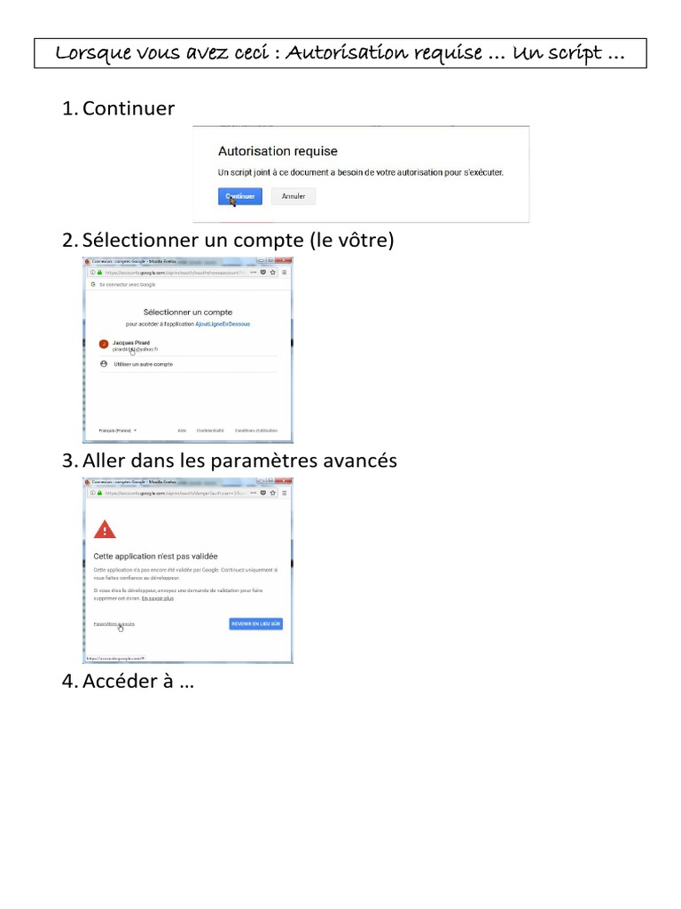 Autorisation Requise - Un Script Joint À Ce Document A Besoin de Votre Autorisation | PDF