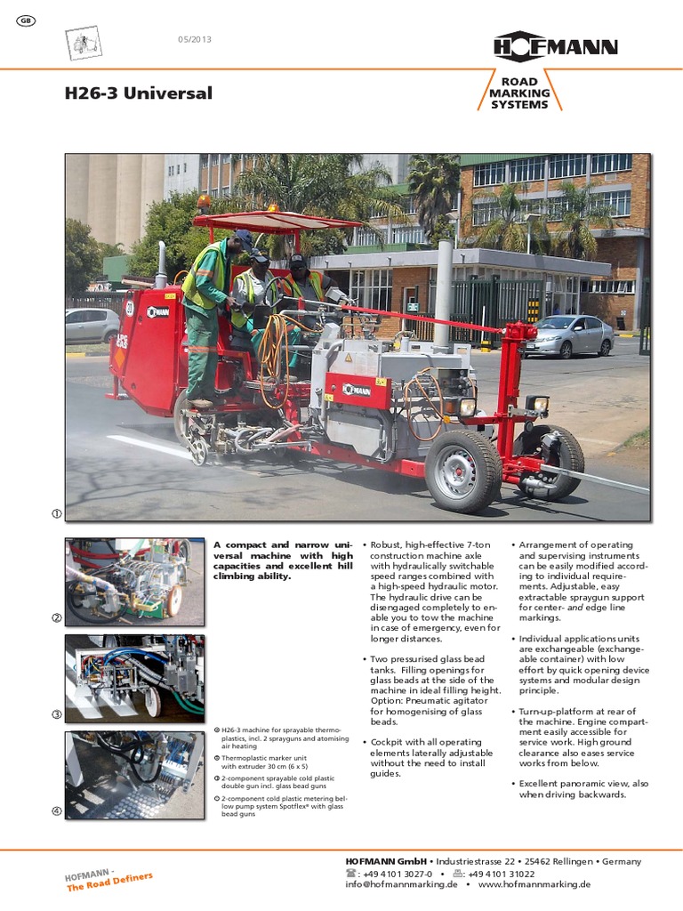 Hofmann H26-3 | PDF | Vehicle Technology | Manufactured Goods