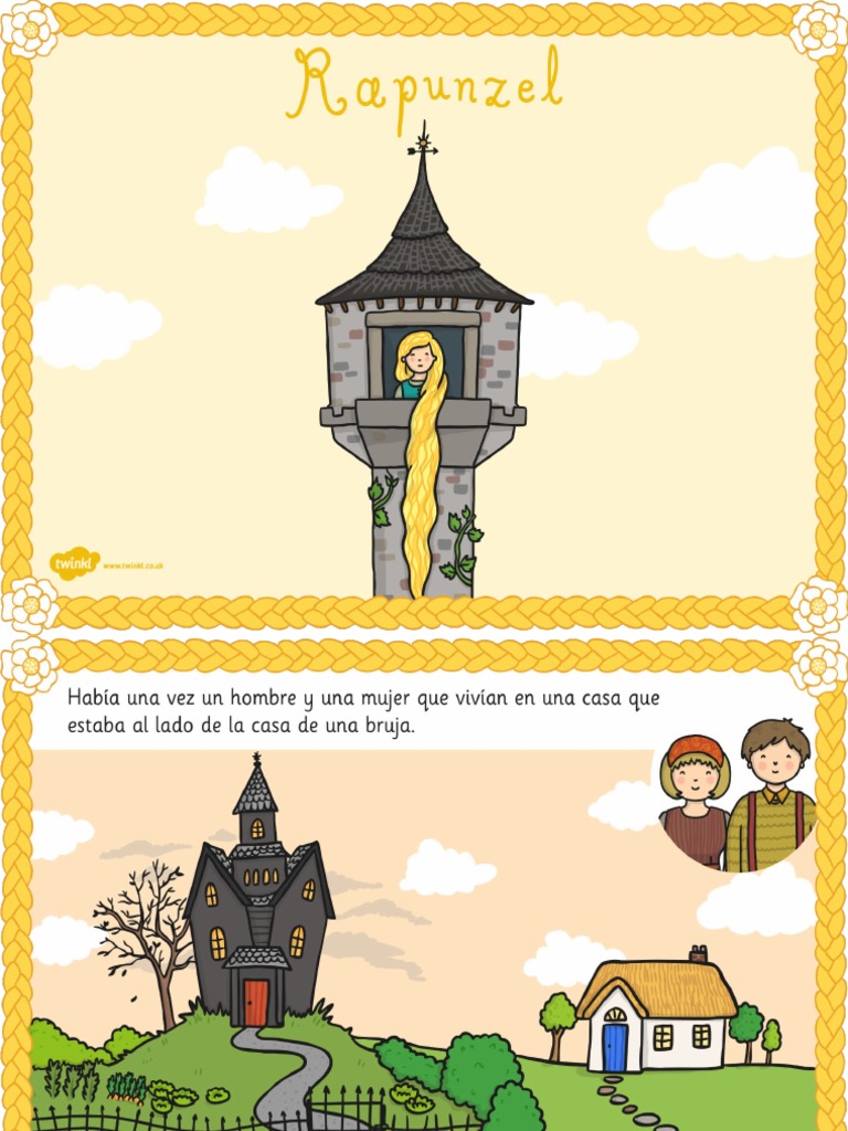 ES T T 10789 Rapunzel Story Powerpoint Spanish | PDF
