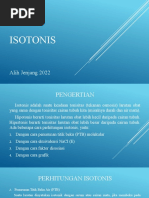 Rumus Ekivalensi dan Isotonis NaCl | PDF