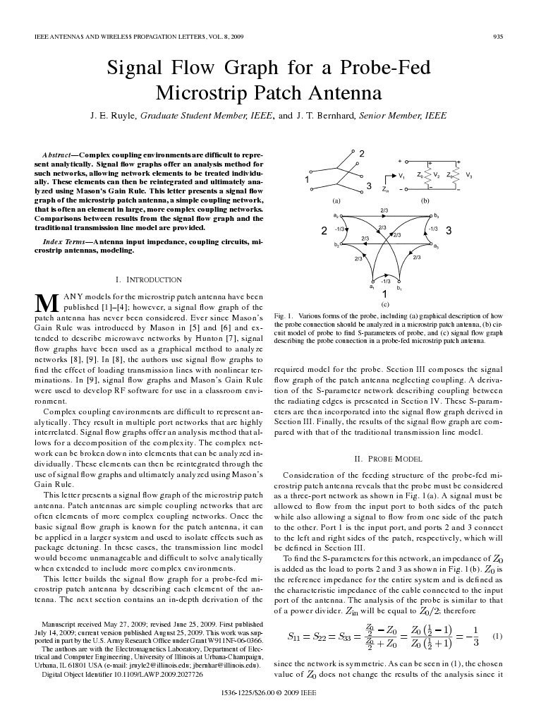 Signal Flow Graph | PDF | Antenna (Radio) | Transmission Line