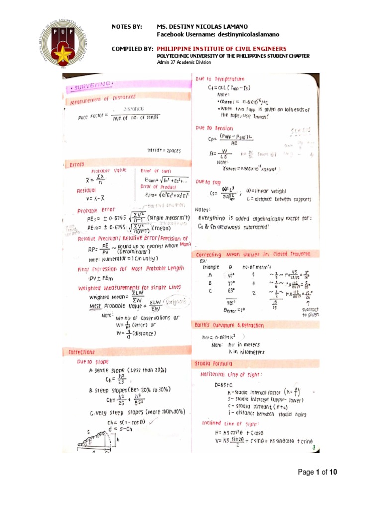 (LN) FOS 1 - Destiny Nicolas Lamano | PDF | Engineering | Civil Engineering