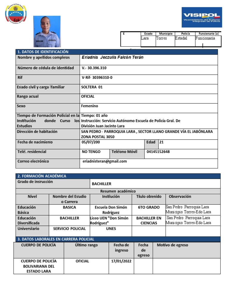 Curriculo Policial Visipol | PDF
