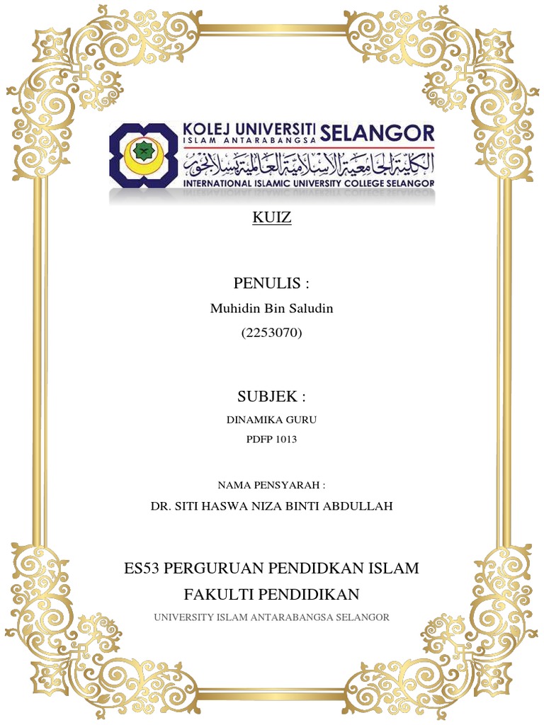 KUIZ Dinamika Guru (3) 4 Januari 2023 | PDF | Karier & Perkembangan