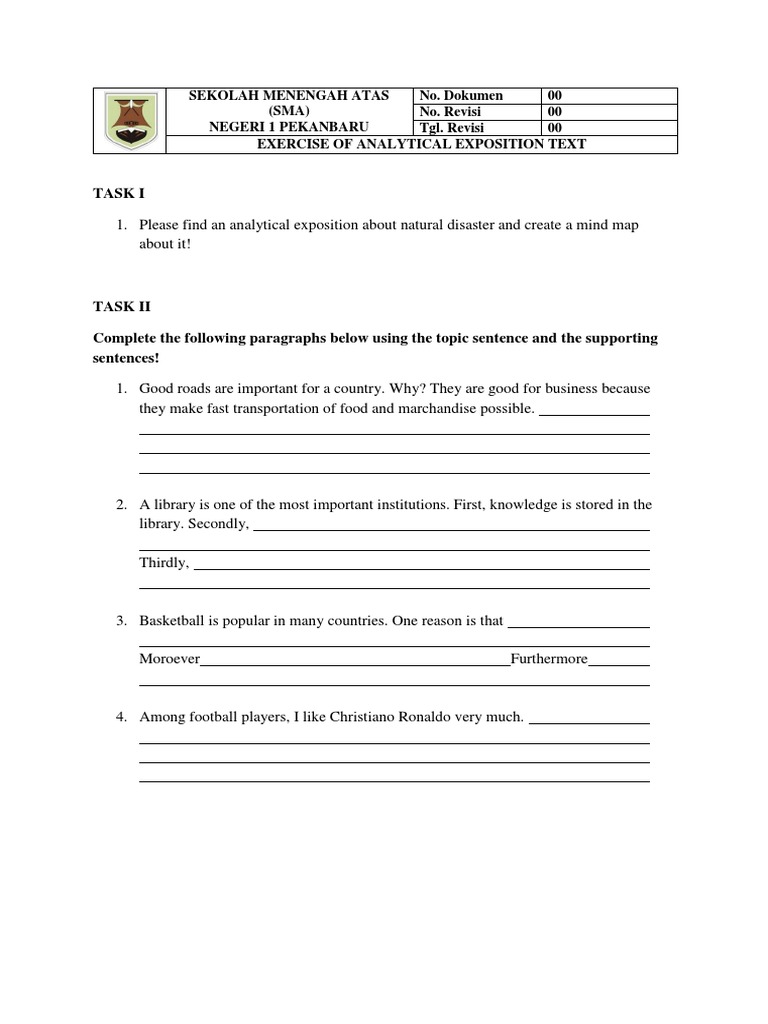 4.exercise Analytical Exposition Text | PDF