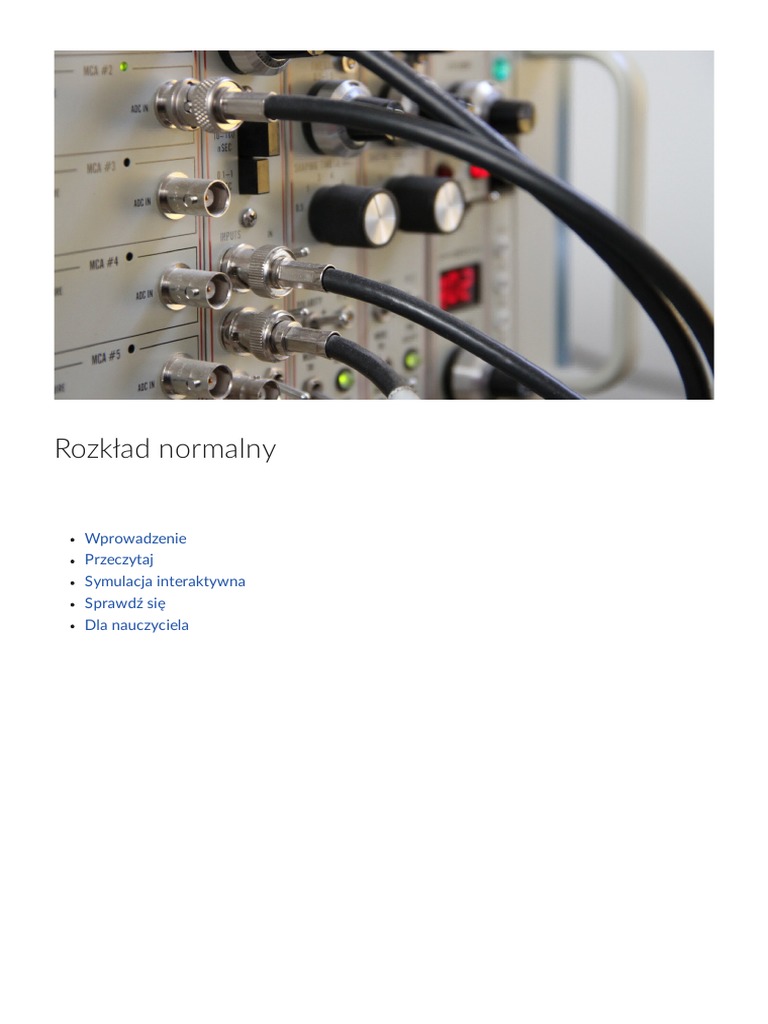 Rozklad Normalny | PDF