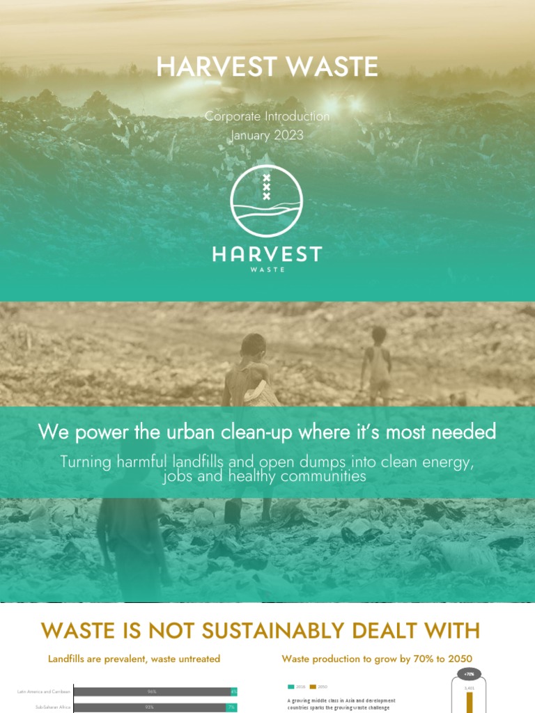 Harvest Waste Corporate Introduction | PDF | Waste | Landfill