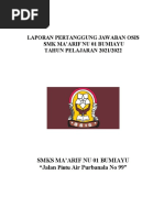 Contoh Laporan Pertanggungjawaban (LPJ) OSIS | PDF | Karier & Perkembangan