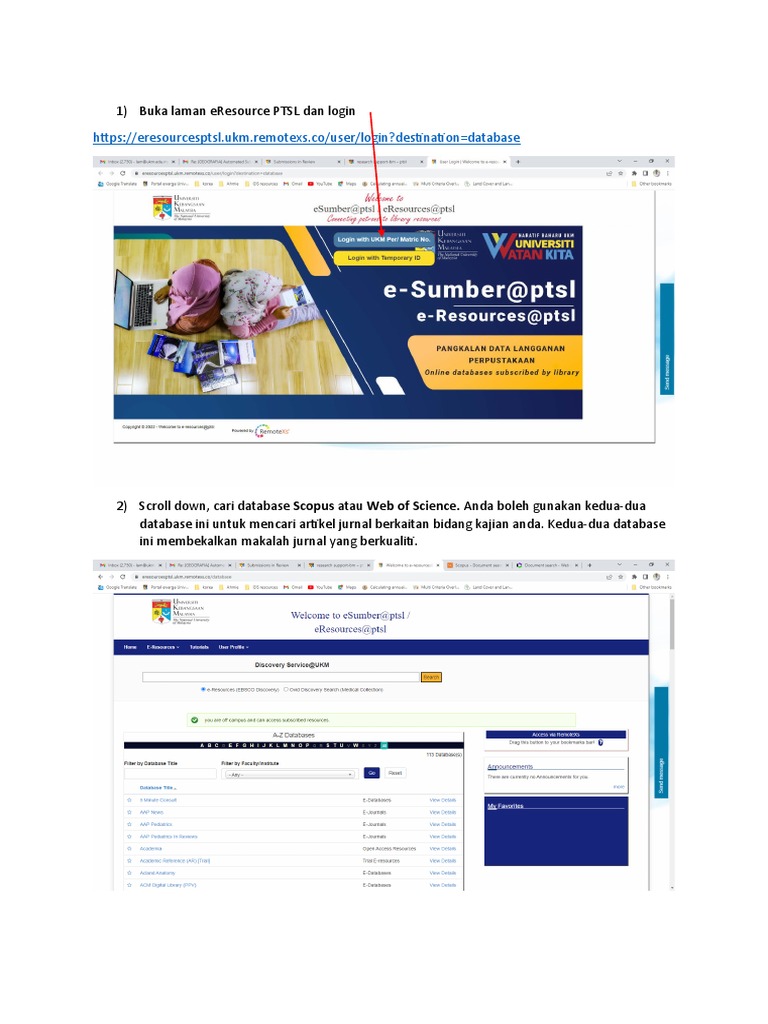 Panduan Menggunakan Database Scopus Dan WoS PTSL | PDF | Filsafat