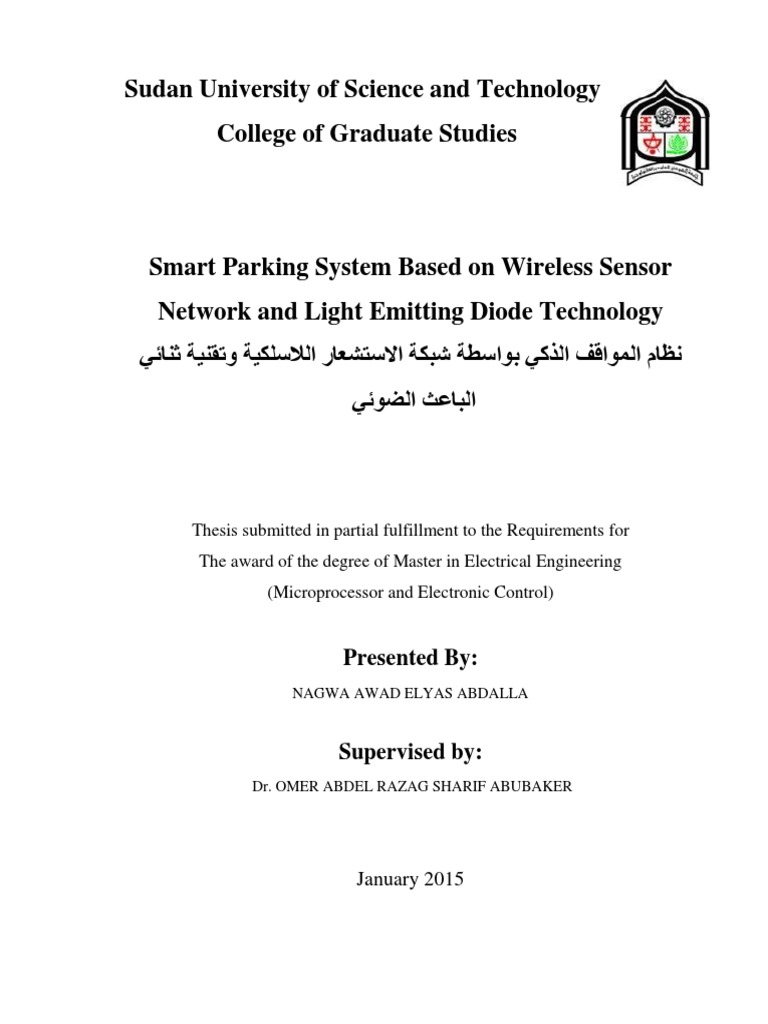 Smart Parking System.. | PDF | Light Emitting Diode | Wireless Sensor ...
