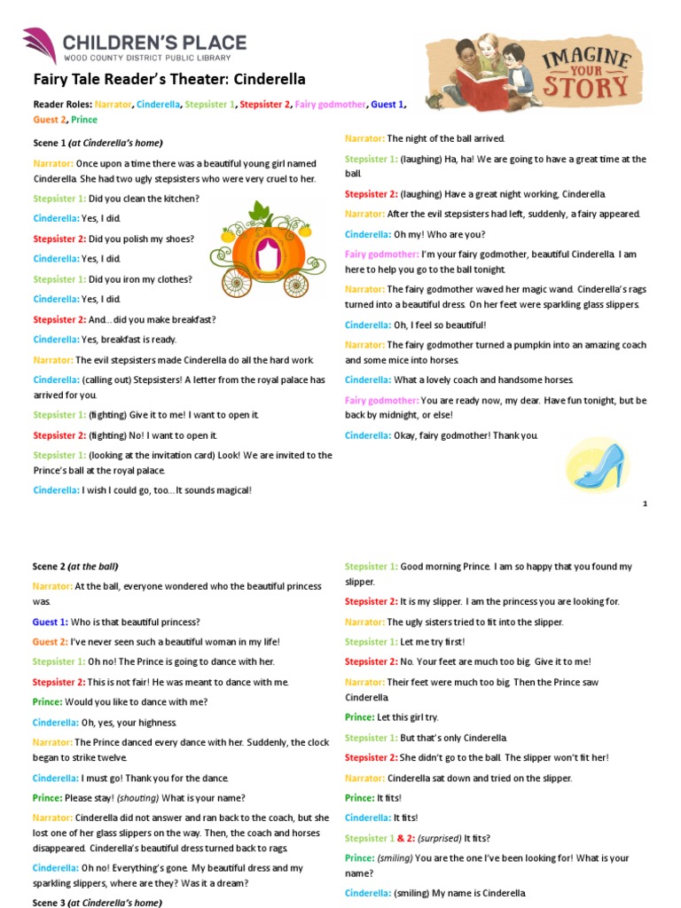 Cinderella Readers Theatre | PDF | Cinderella | Traditional Stories