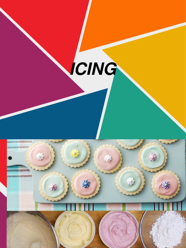 Types Icings | PDF | Cakes | Icing (Food)