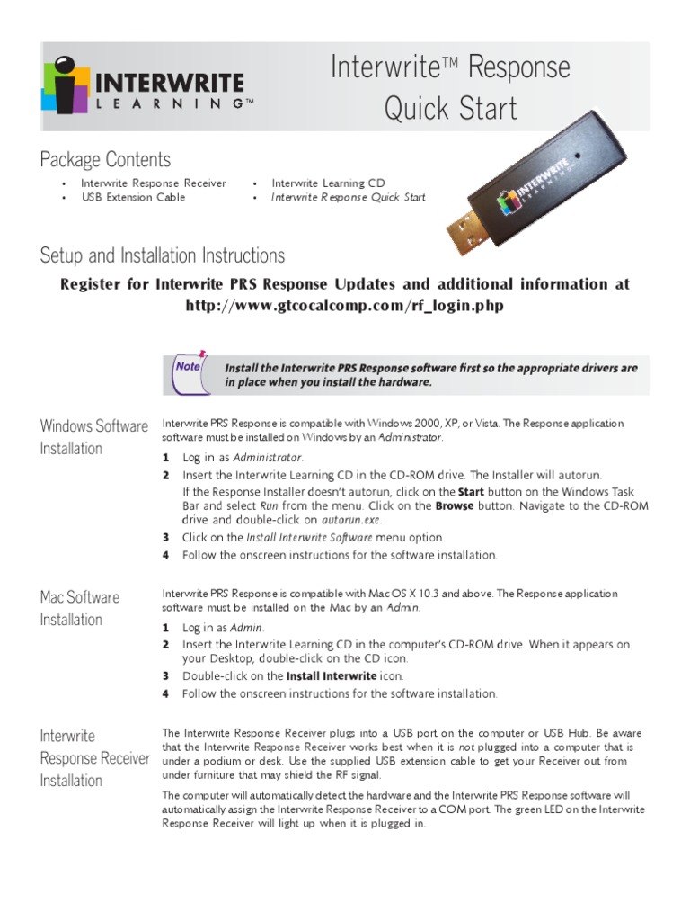 Einstruction Corporation h2 User Manual | PDF | Installation (Computer ...