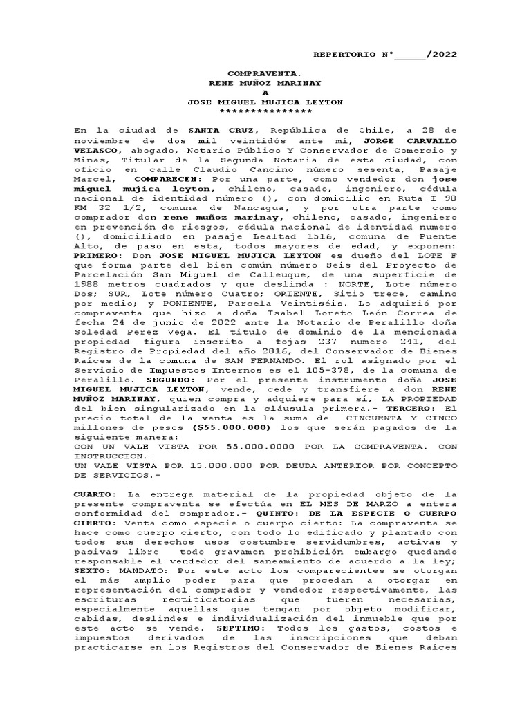 CV Mujica - Muñoz | PDF | Derecho privado | Ley común