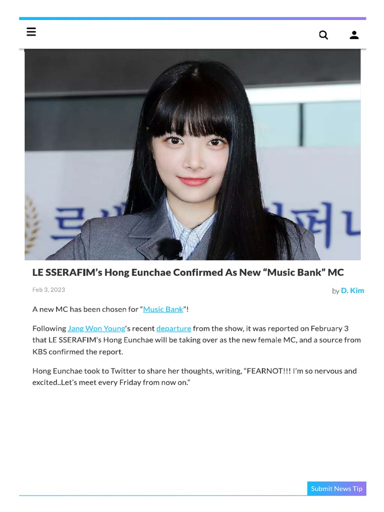 Music Bank New MC | PDF