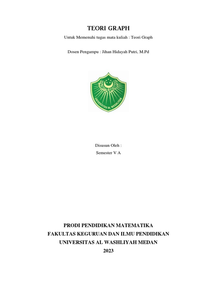 Jenis-Jenis Graf dalam Teori Graph | PDF | Pengelolaan Keuangan & Uang ...