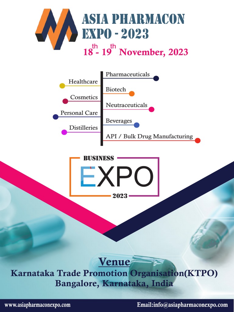 PHARMACONEXPO INFORMATION BROCHURE - Compressed | Download Free PDF | Pharmaceutical Industry ...