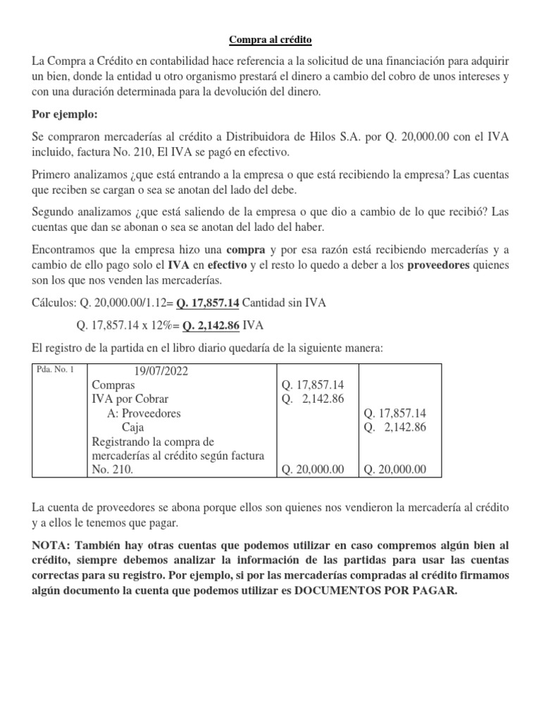 Documento 27 | PDF | Factura | Crédito